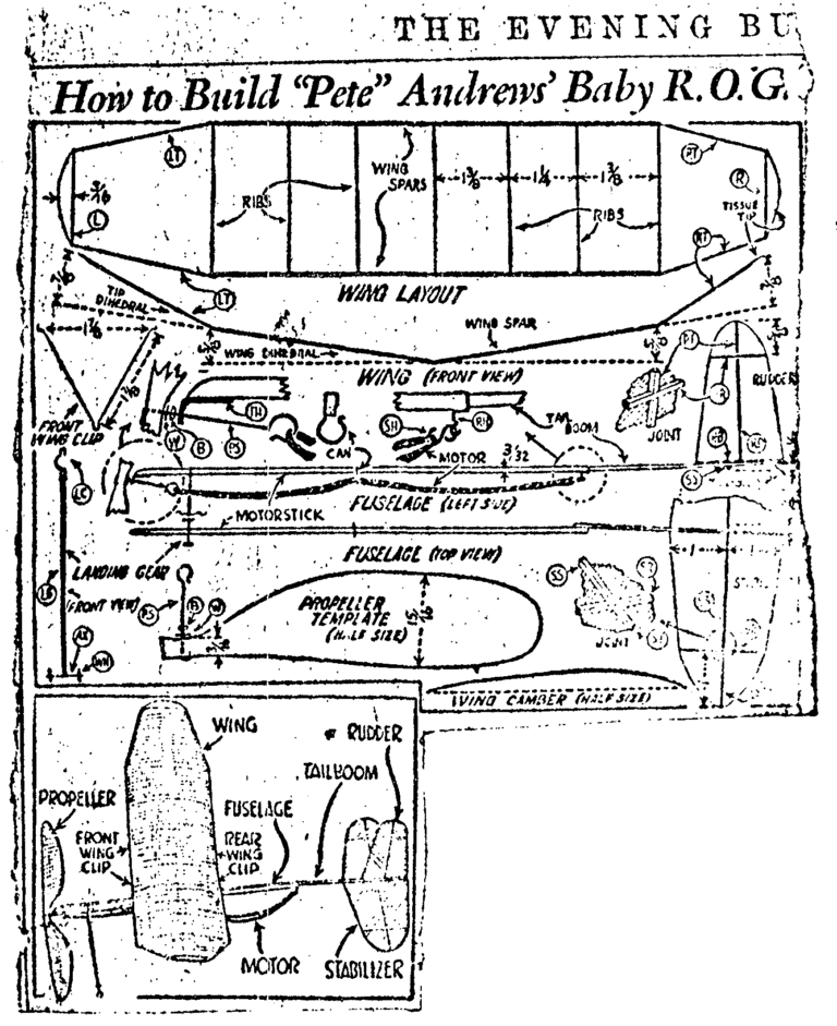 1936 Garami Indoor Moth and 1932 Clearfield Baby ROG | J&H Aerospace