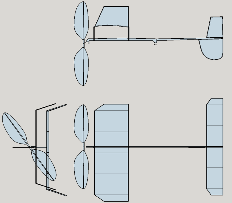K777 Ministick – Pro series indoor free flight kit | J&H Aerospace