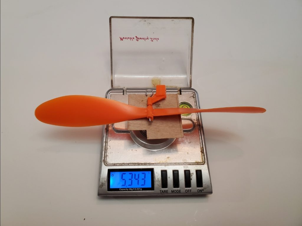 Rubber Power Propeller – 7″ Orange | J&H Aerospace